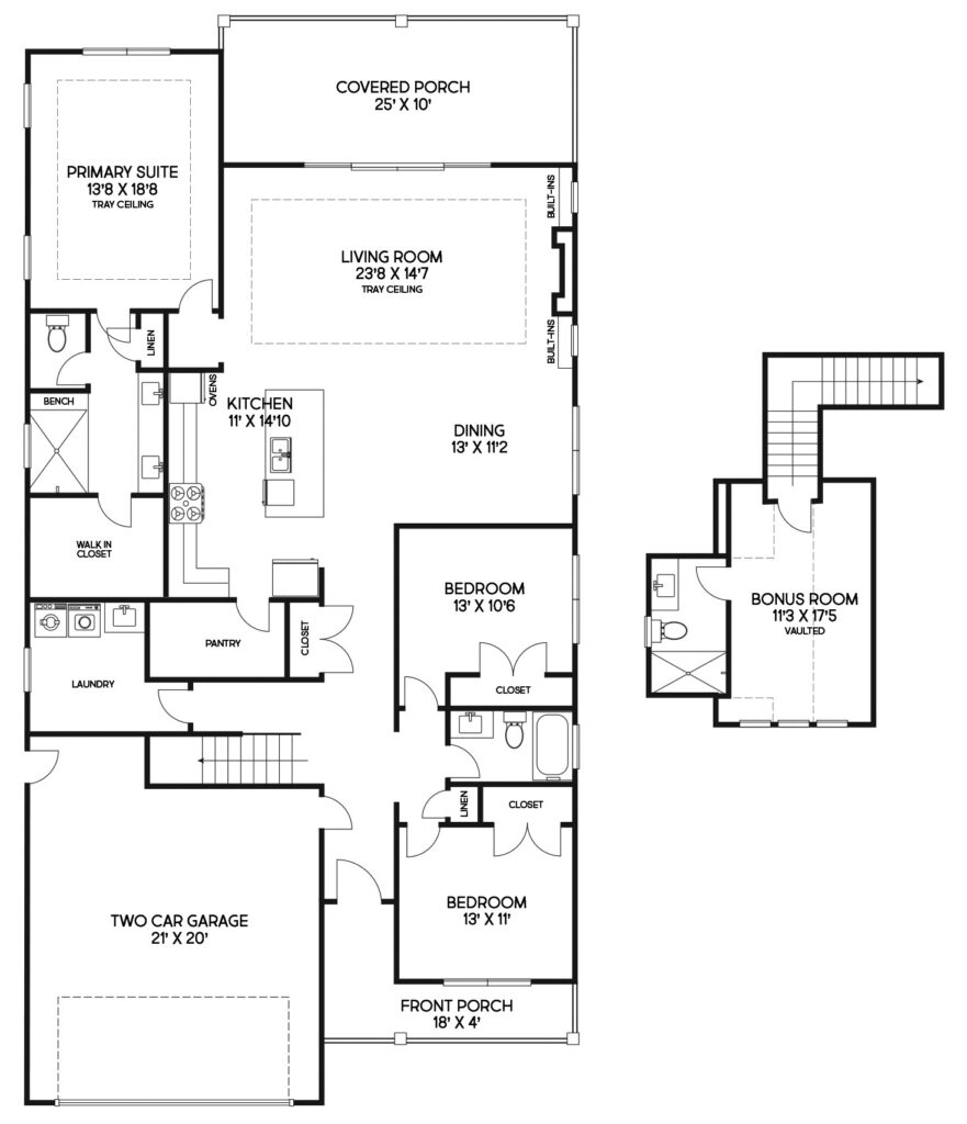 The Mason | 2268 Sq. Ft. | Kirk Pigford Homes